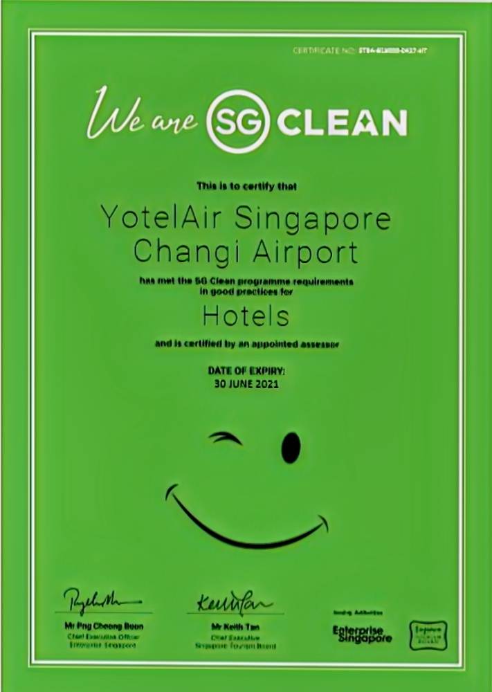 YOTELAIR Singapore Changi (SG Clean), Changi : -25% during the day ...
