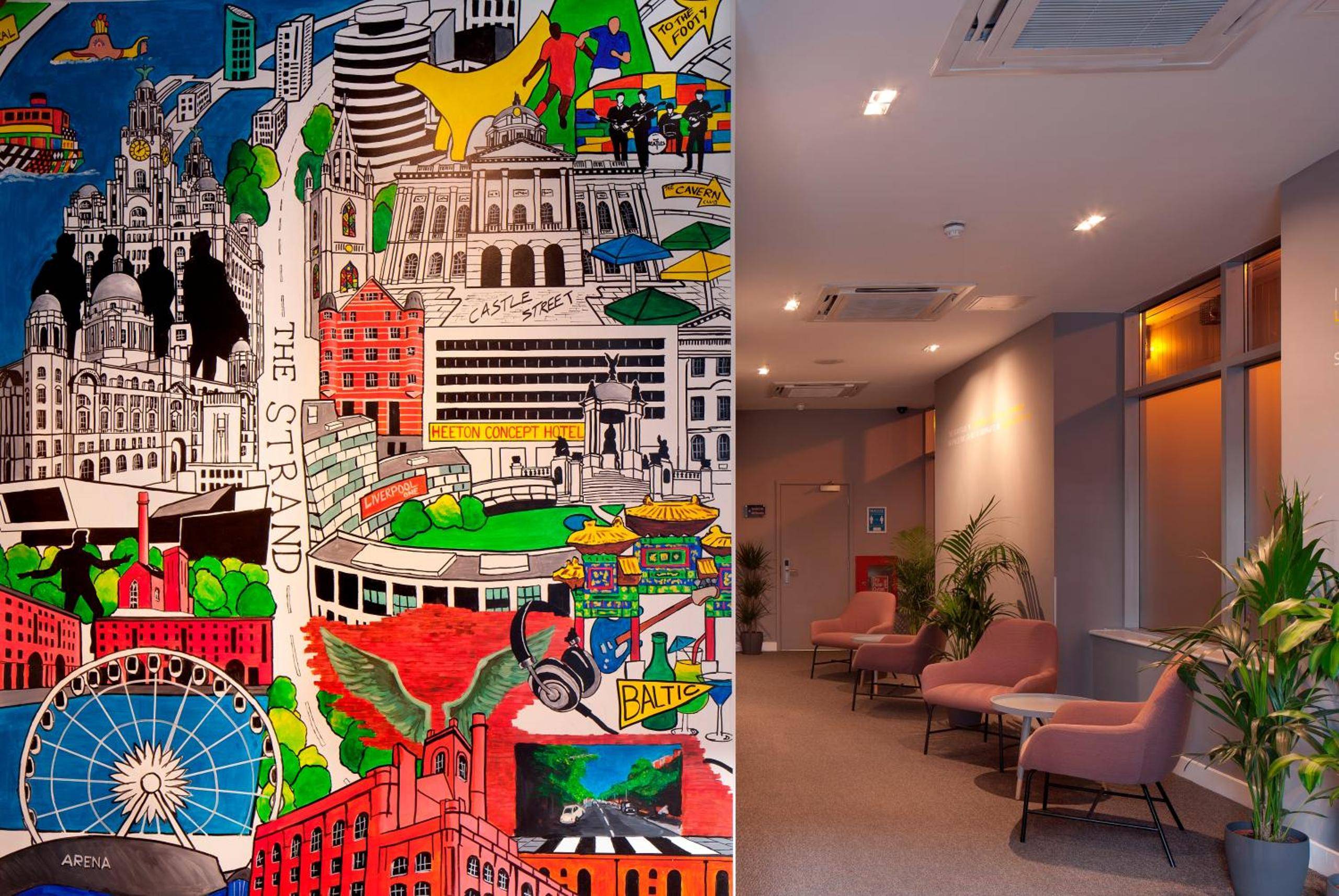 Heeton Concept Hotel - City Centre Liverpool, Merseyside : hotel during ...